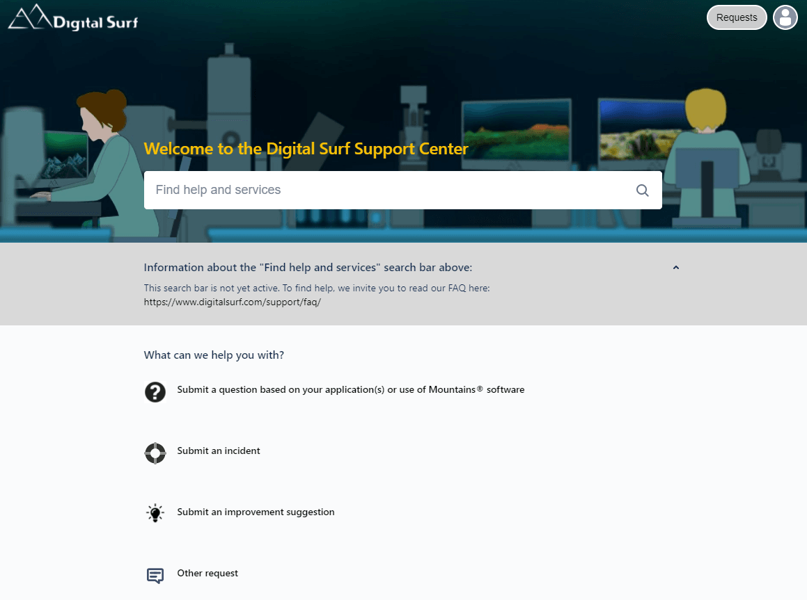 How to use the Digital Surf Support Center - Digital Surf