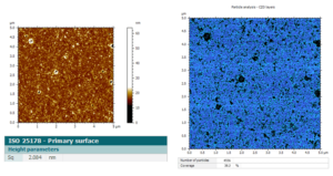 AFM image analysis: determining surface quality of cap layers in superconductors - Digital Surf